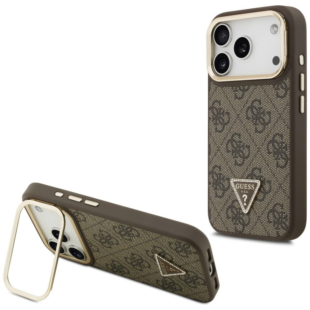 Оригінальний чохол Guess 4G PU Triangle Logo & Stand Camera з Magsafe ...