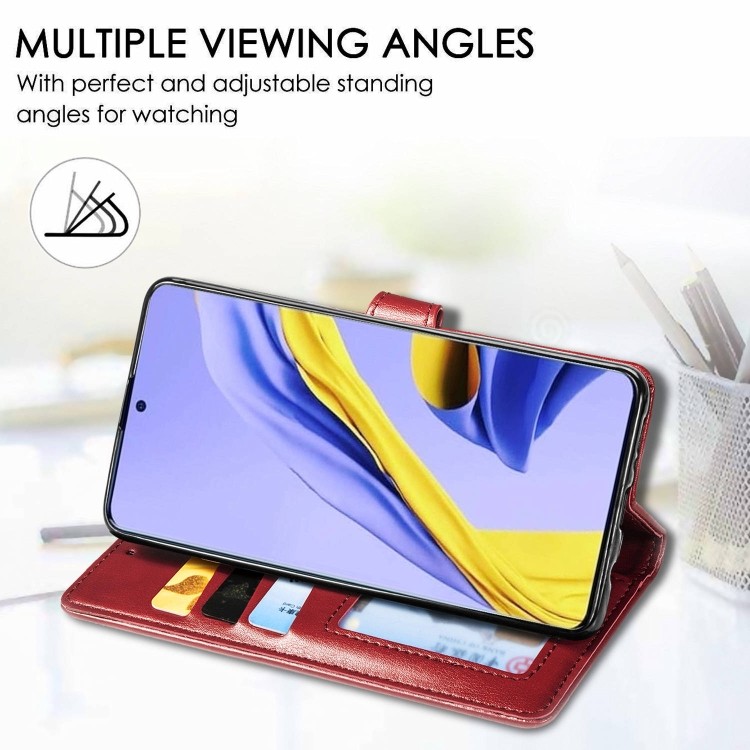 Чехол- книжка Retro Solid Color на Samsung Galaxy A51-коричневый купить ...